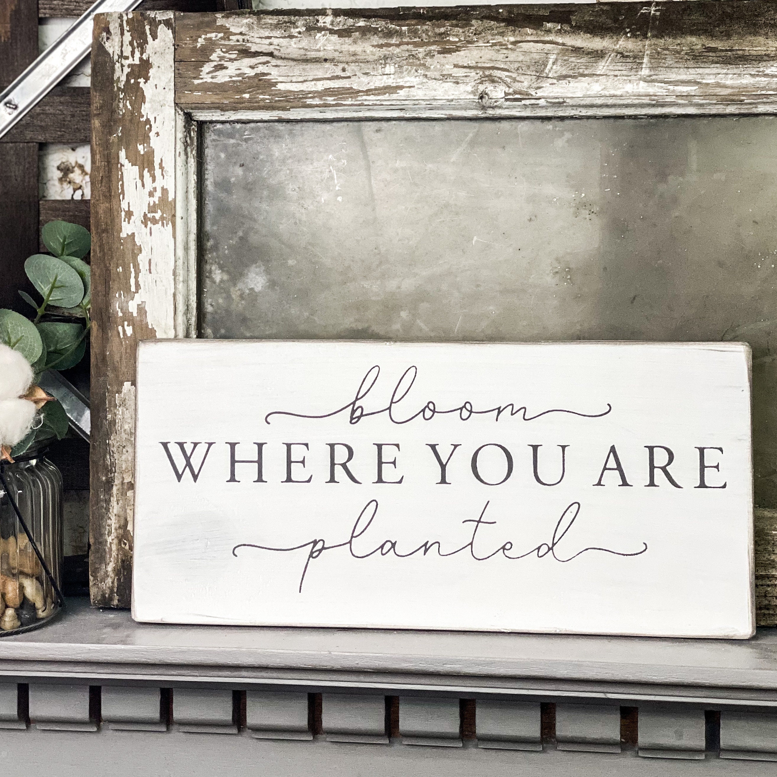 Bloom Where You Are Planted Sign Gardener Gift Christian | Etsy