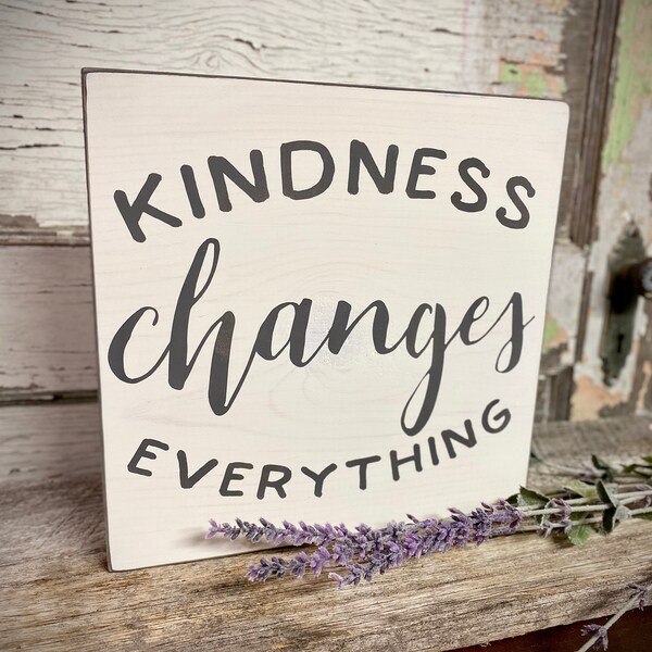 Kindness Sign - Etsy