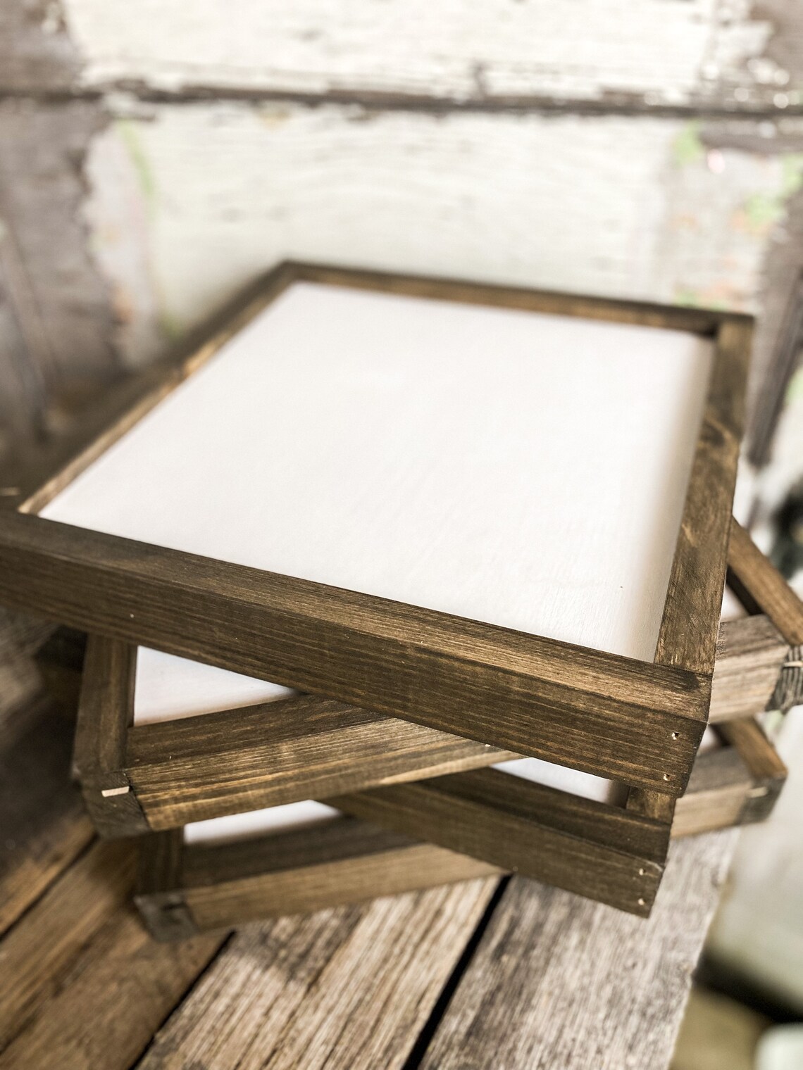 12x12 blank framed wood sign DIY sign blank Make your own | Etsy