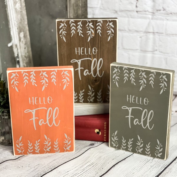 Fall Wood Sign - Etsy
