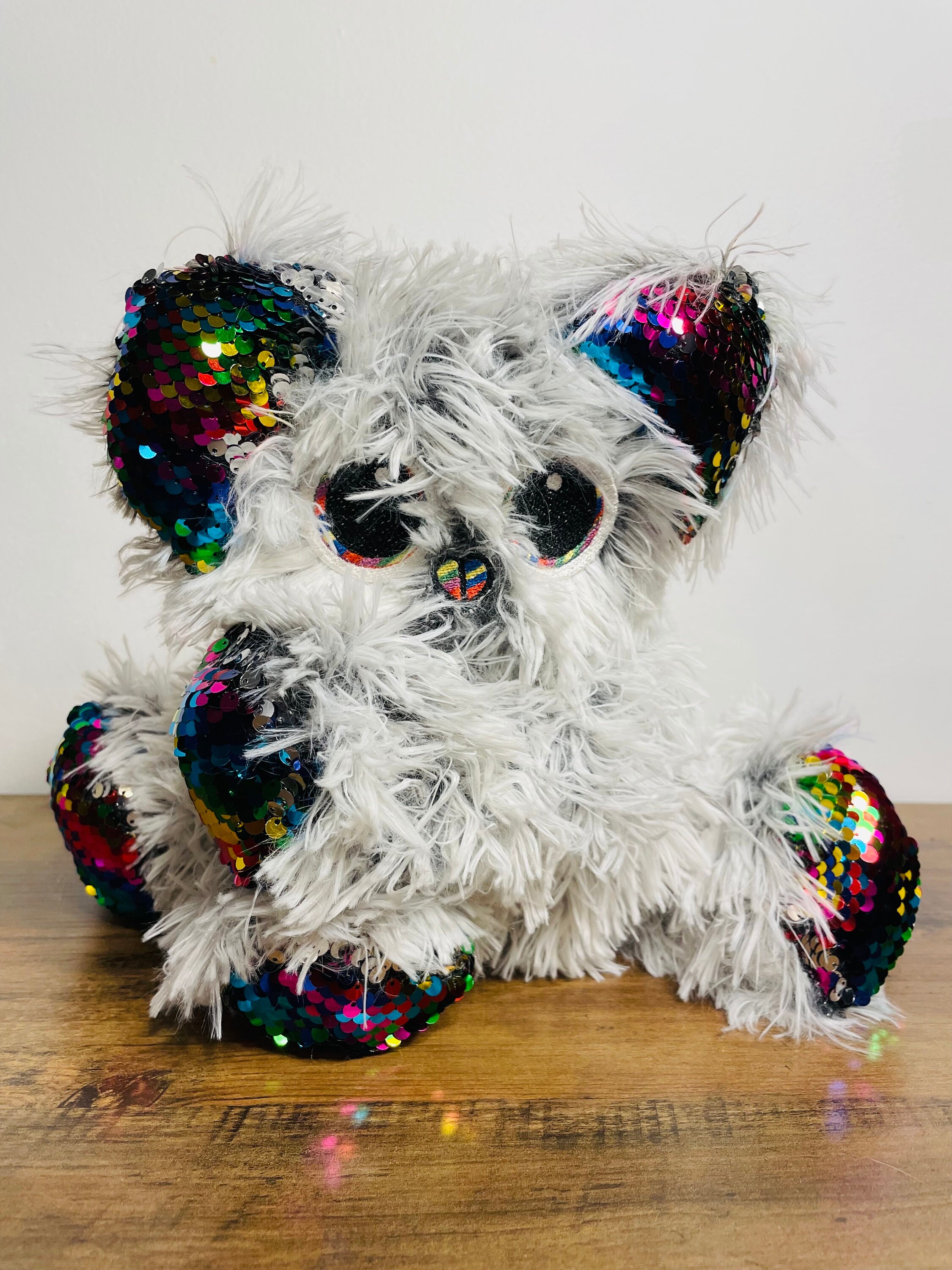 Kyobi Rainbow Sequin Plush - Etsy