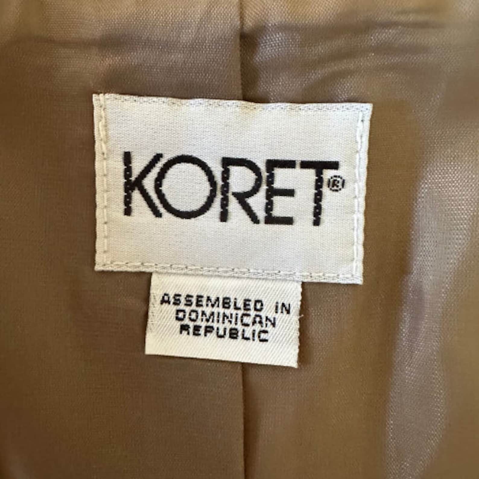 Koret Vintage Womens Blazer | 1990s Blazer | Beige | Size 10 - Etsy