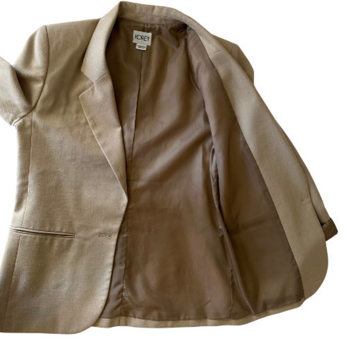 Koret Vintage Womens Blazer 1990s Blazer Beige Size 10 - Etsy