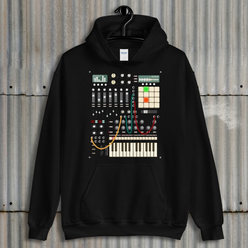 Modern Music Producer and Electronic Musician Pullover Hoodie - Etsy