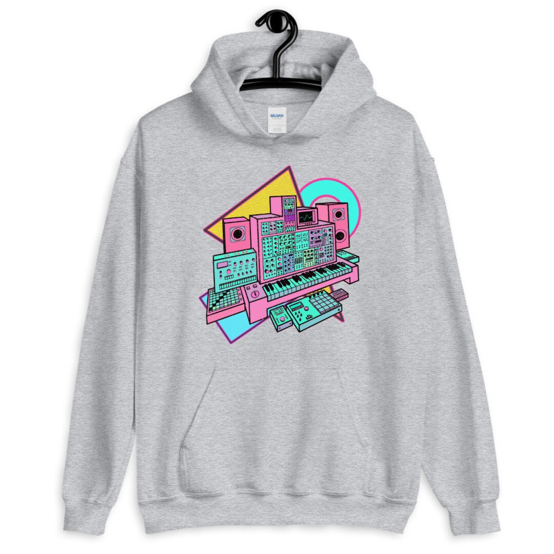 Synthwave Synthesizer Hoodie for Musician - Etsy UK