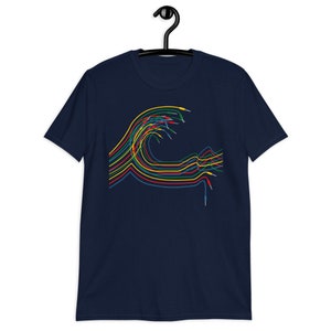 Great Wave T-shirt for Electronic Musician and Synthesizer Player - Etsy