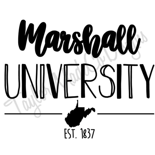 Marshall Svg Marshall University SVG PNG Cricut Silhouette - Etsy