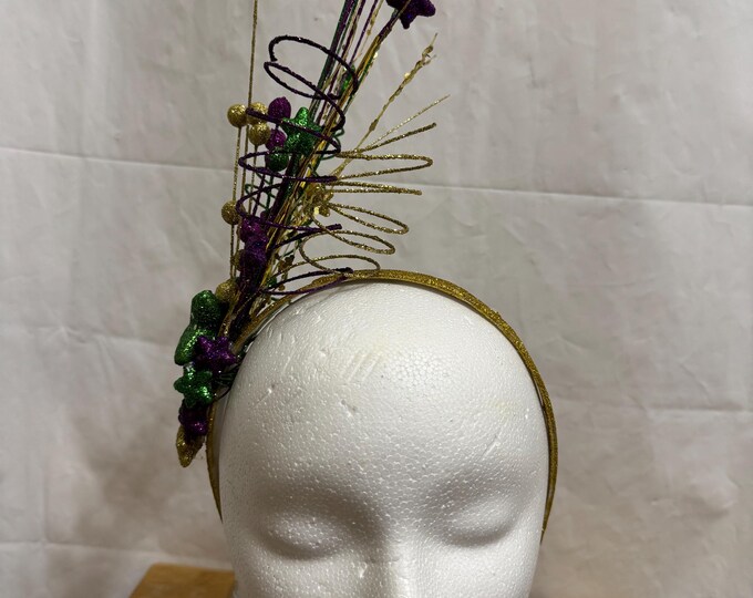 Mardi Gras Crown, Mardi Gras Party Favor Tiara Crown Headband, Birthday ...