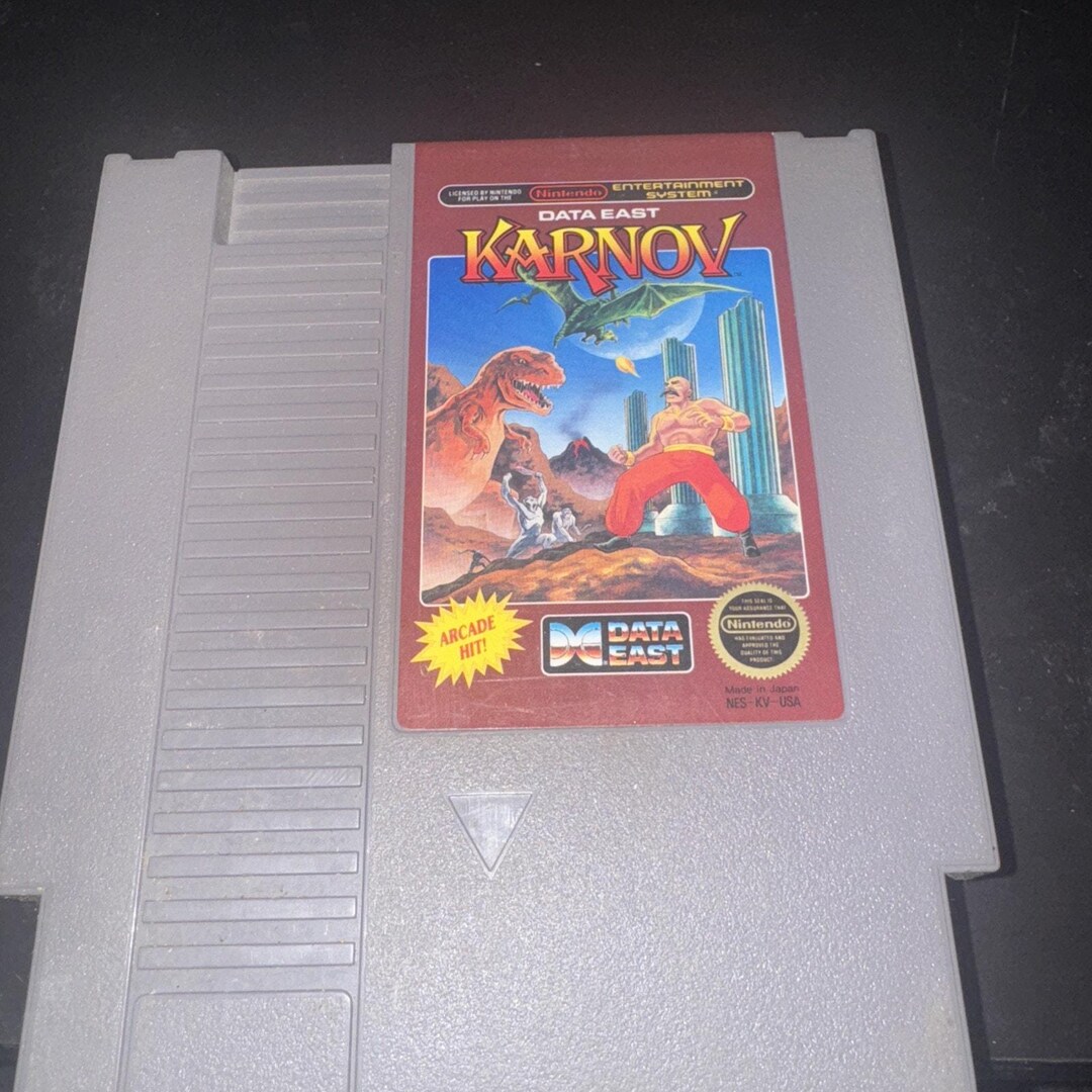 Karnov NES Nintendo Entertainment System 1988 Original Cartridgetested ...