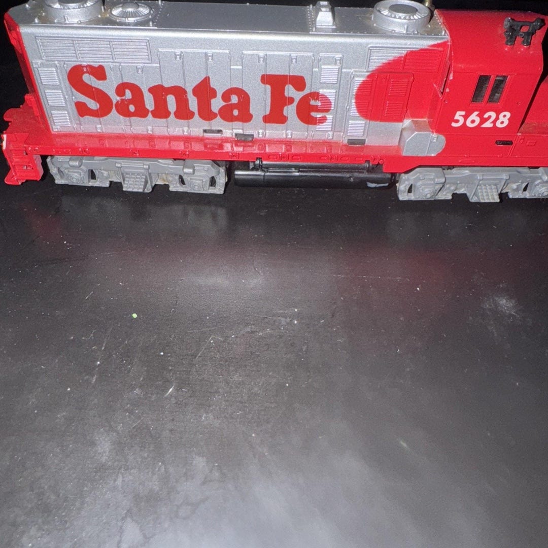 Ho Scale Tyco 228-21 GP20 Diesel Locomotive Santa Fe 5628 Train Tested ...
