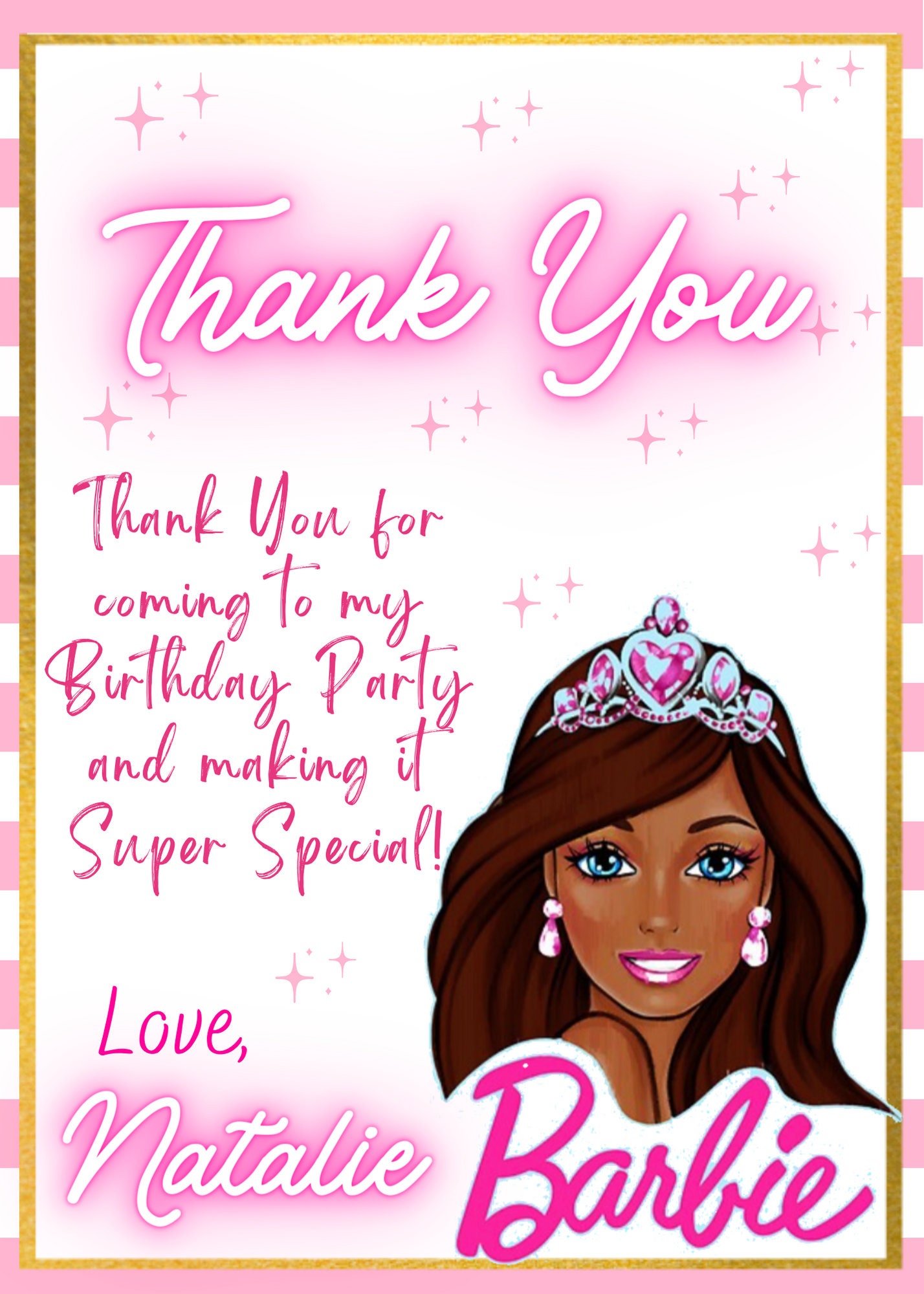 Editable Girls Birthday Invitation Heart Invitation Digital - Etsy