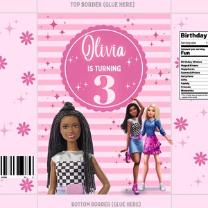 Editable Chip Bag Label, Birthday Party Favor (digital) - Etsy