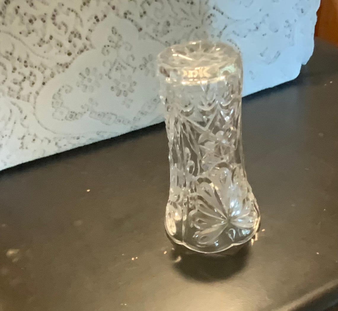 Vintage Lead Crystal Vase- Artmark-bleikristall - Etsy