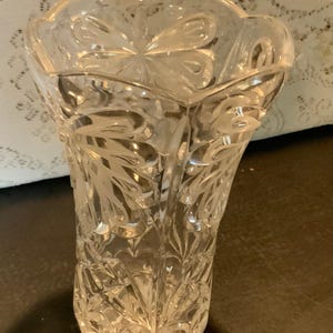 Vintage Lead Crystal Vase- Artmark-bleikristall - Etsy