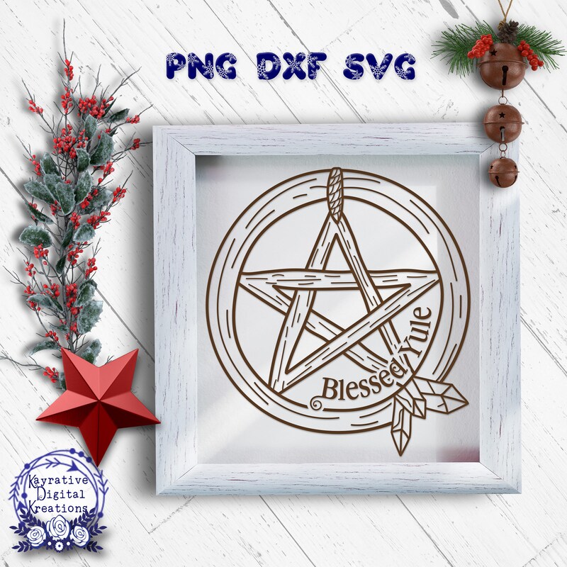 Yule Svg File - Etsy
