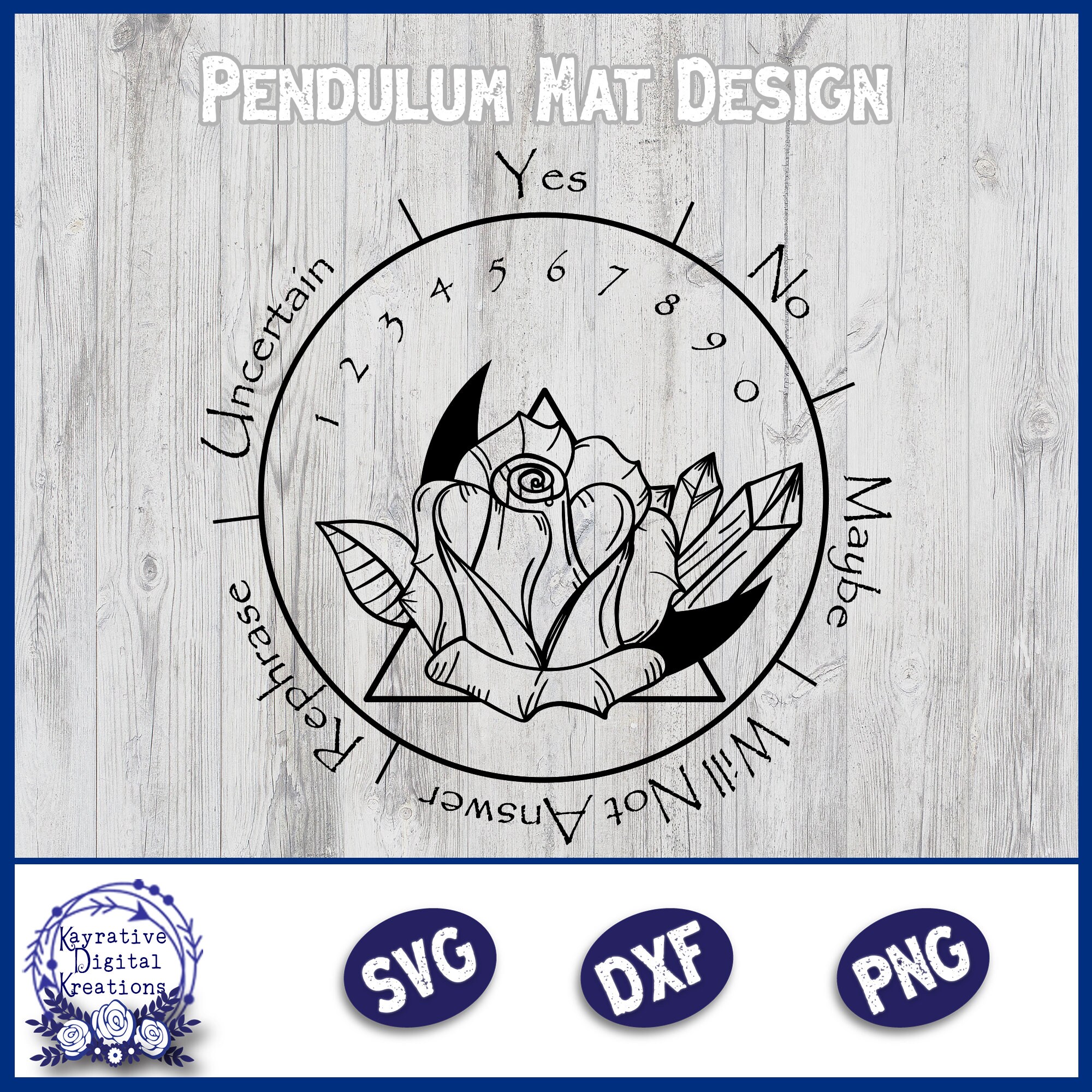 Art & Collectibles Pendulum Mat Printable Instant Download Pendulum Mat ...