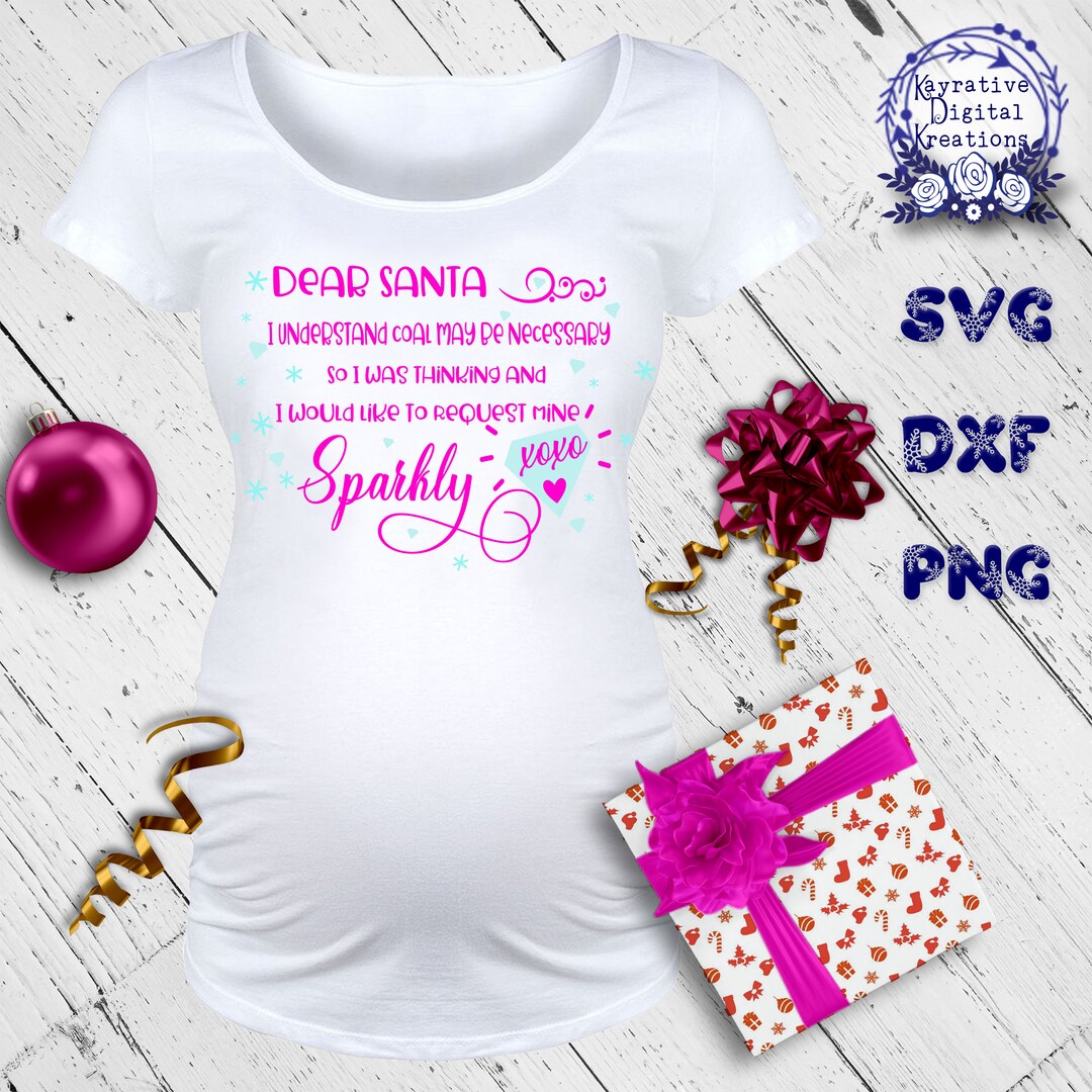 Girls Christmas Shirt SVG Instant Download Naughty List - Etsy