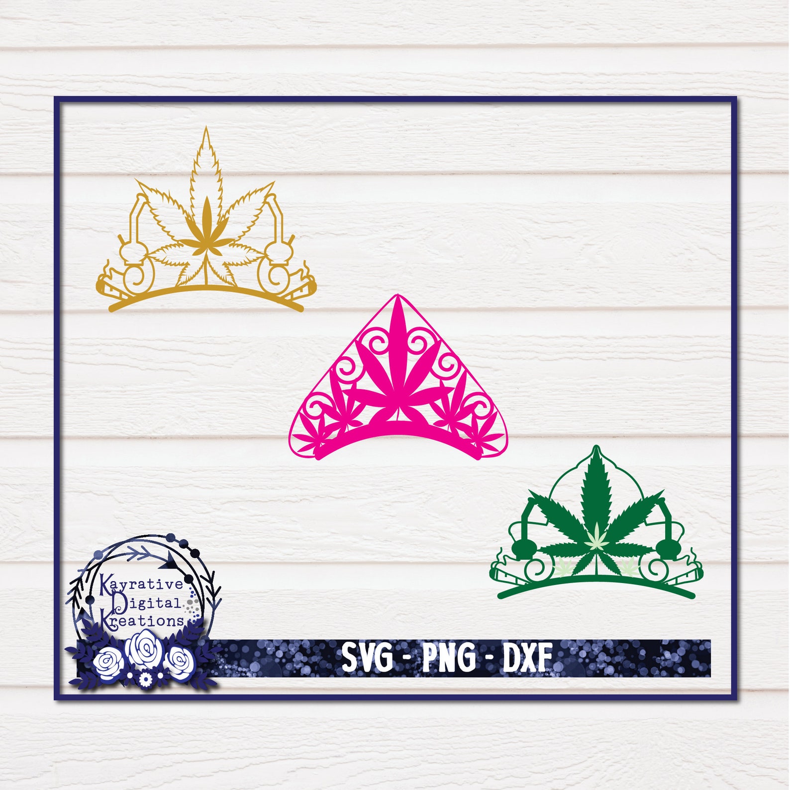 Cannabis Crown SVG - Crown - Weed SVG - Marijuana SVG - Etsy