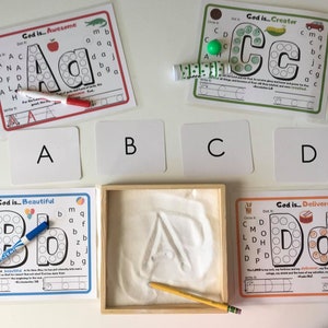 ABC Bible Activities for Kids, Kid's Bible Verse Alphabet, Kid's ...