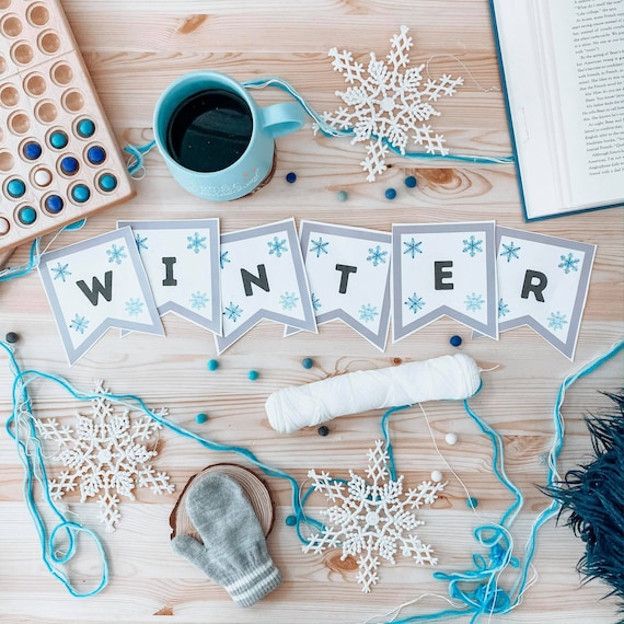Winter Banner Printable Winter Printables for | Etsy