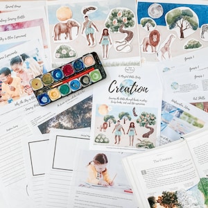 Creation Bible Study for Kids|creation Bible Story|creation Homeschool ...