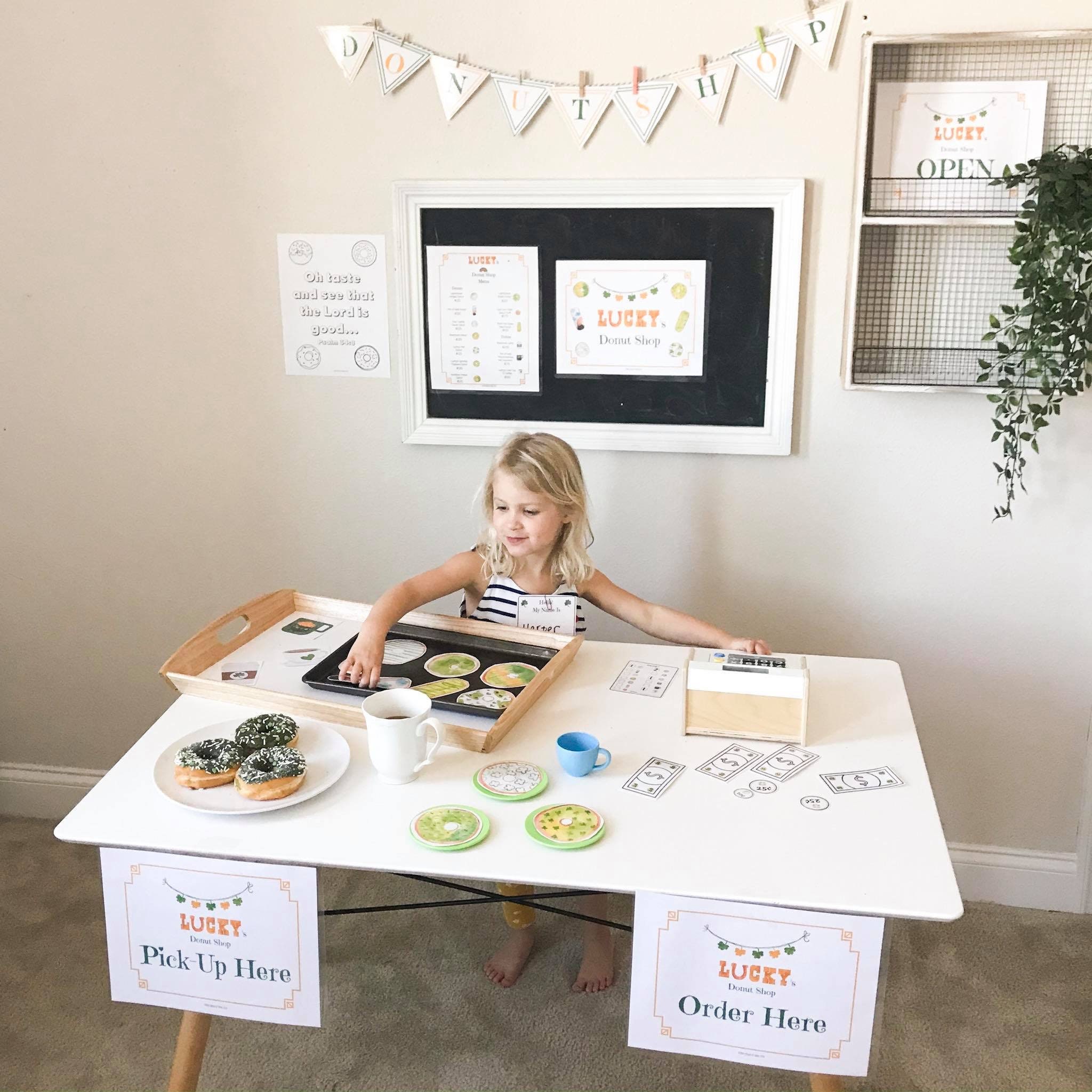 Dramatic Playdonut Shop St. Patty's Day St. | Etsy