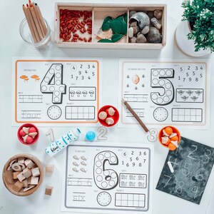 Nature Math|math Activities|beginning Numbers|kindergarten|preschool ...