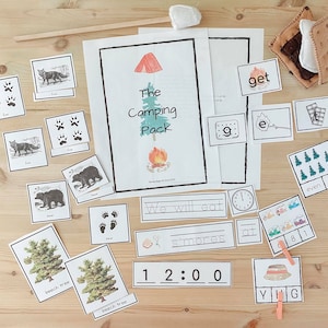 Camping Pack|preschool|elementary|kindergarten|nature Study|homeschool ...
