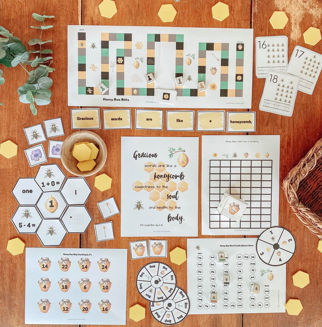 Honey Bee Study|gameschooling|learning Through Play|educational Games ...