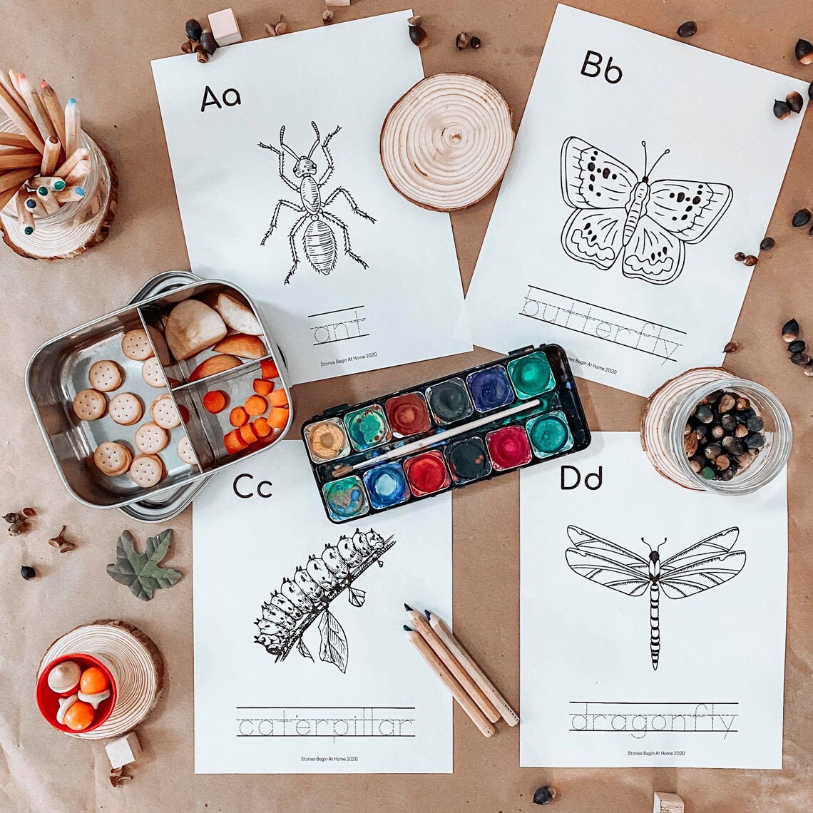 Nature Learning Printablesnature Learning for Kidsnature Coloring ...