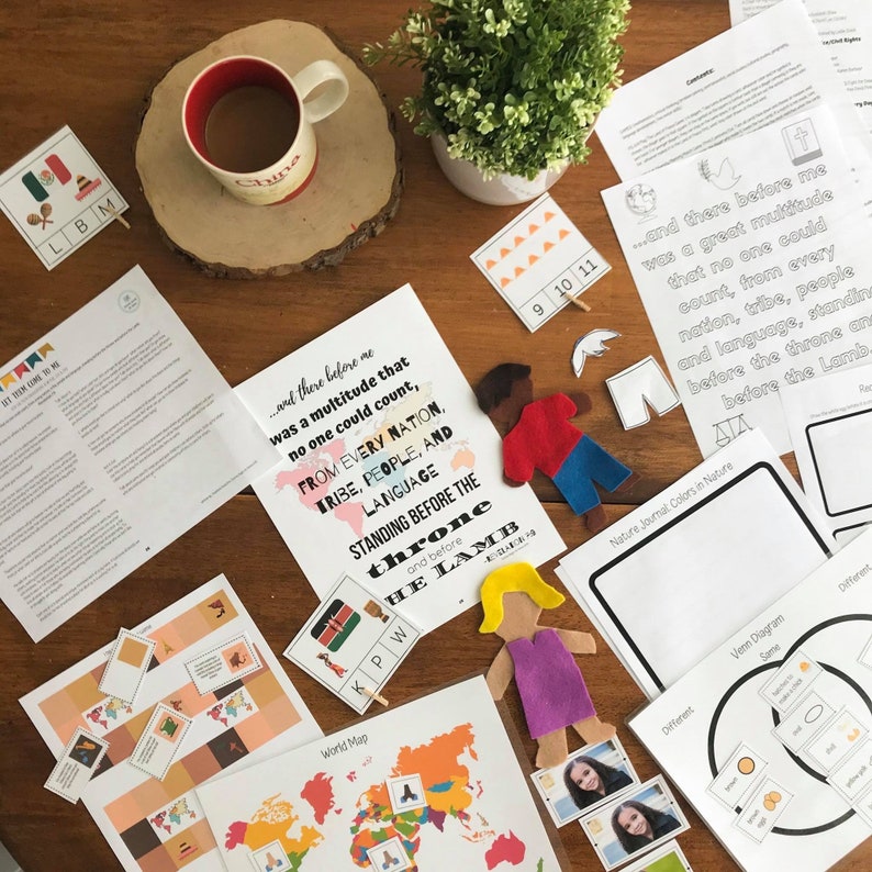 Diversity Activities for Kidschristian Homeschool Racial - Etsy