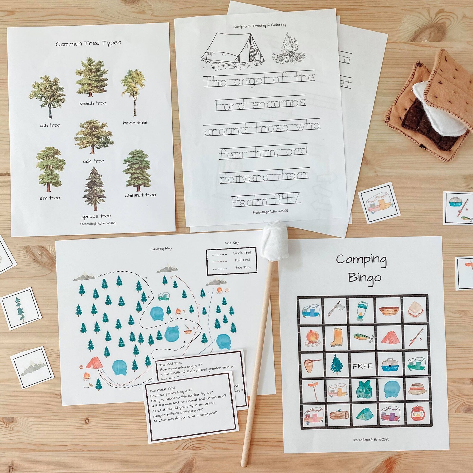 Camping Pack|preschool|elementary|kindergarten|nature Study|homeschool ...