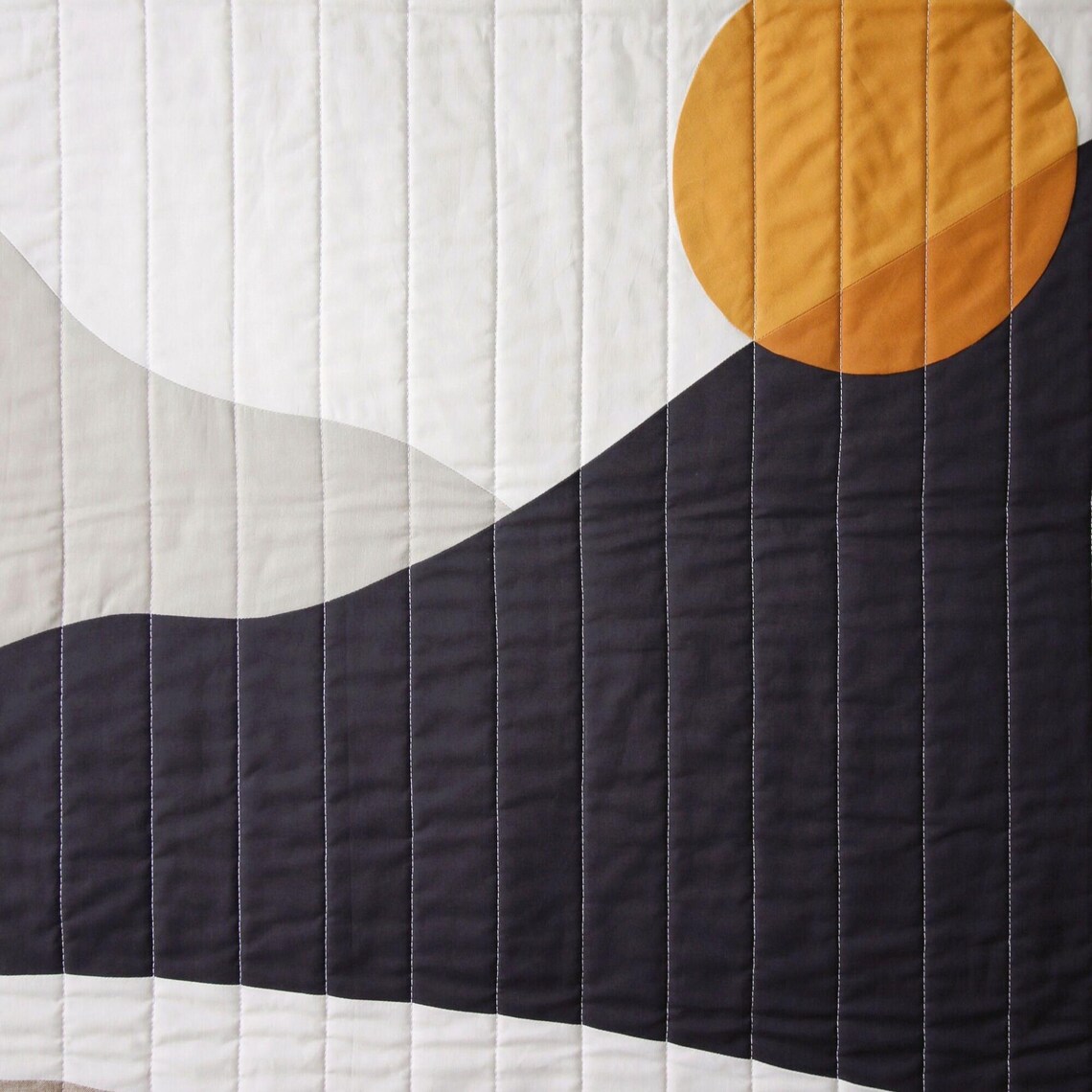 Minimalist Mountain Wall Art Vertical Quilt Tapestry - Etsy