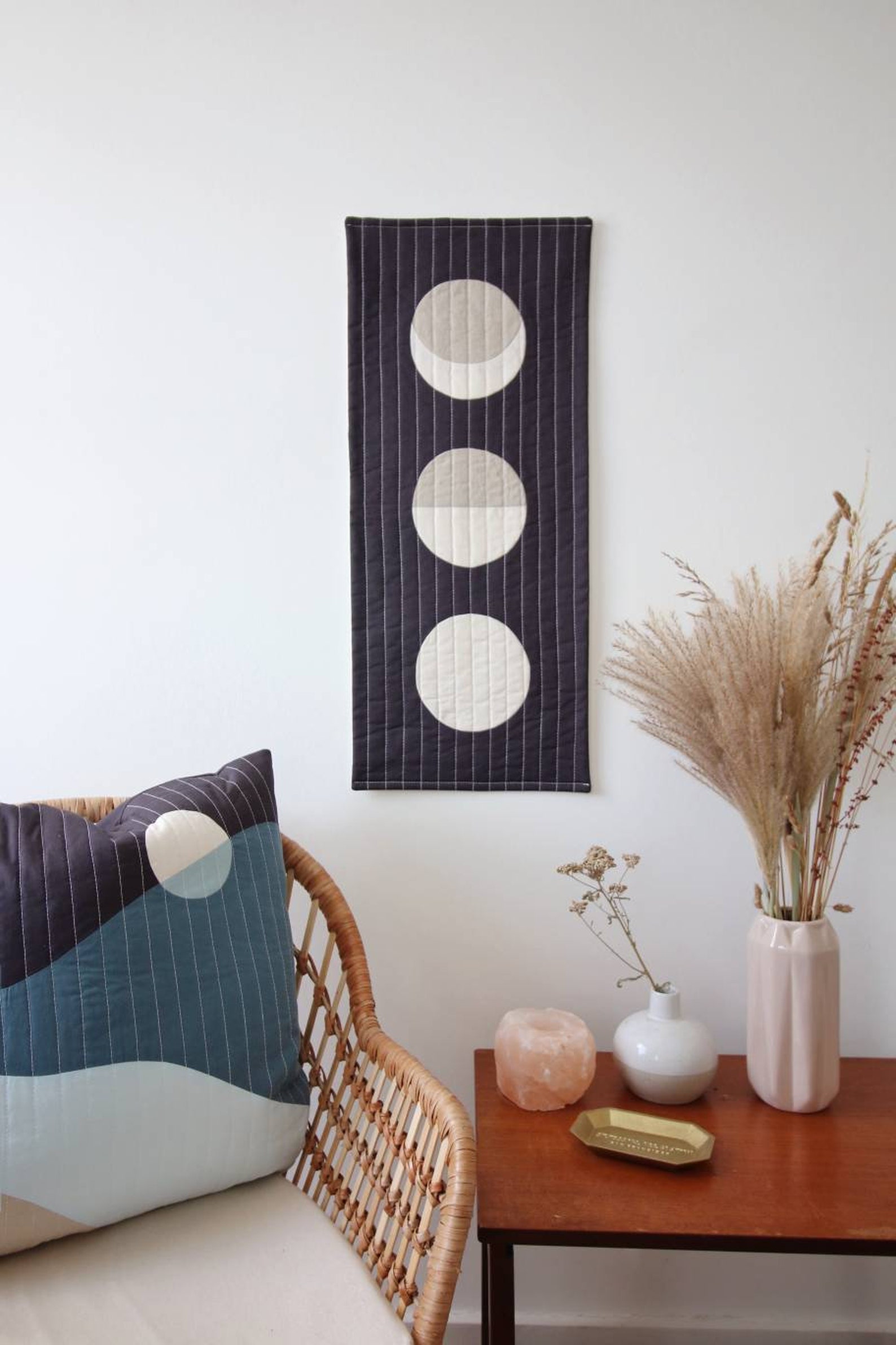Moon Wall Hanging Moon Phase Décor Moon Phase Wall Hanging - Etsy UK