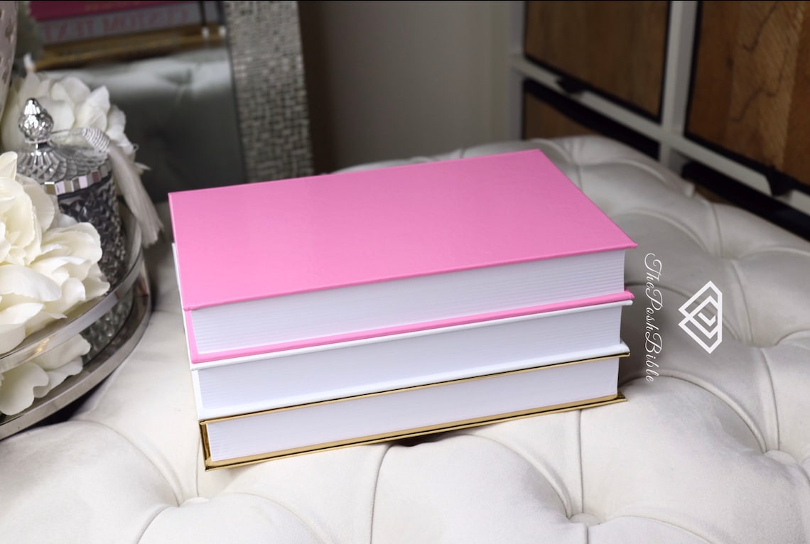 3 BLANK Page BOOK Set Designer Book Custom Books for Home - Etsy
