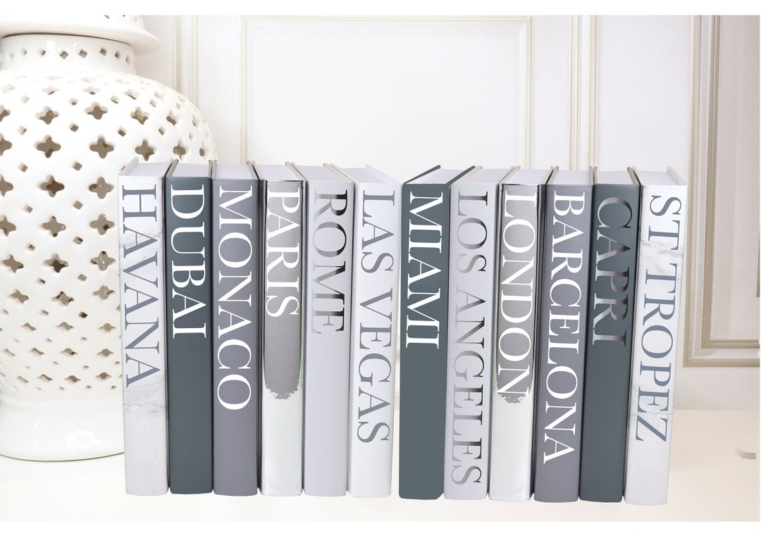 1 Home Decor Book , Fashion Cities Travel Destinations Book , BLANK ...