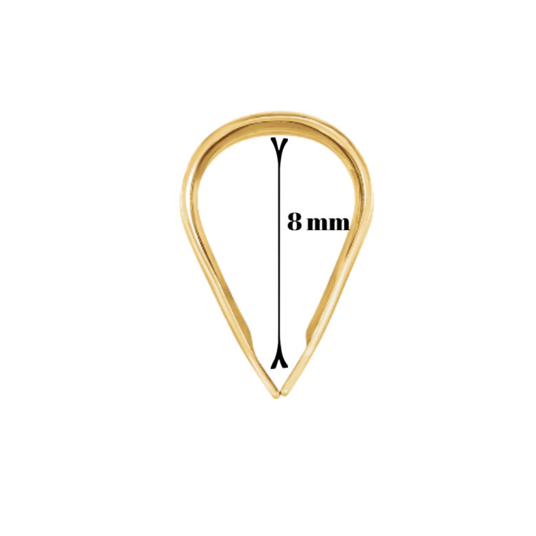 14K Large Bail Solid 14K Yellow Gold/ Use Only for an Exchange - Etsy