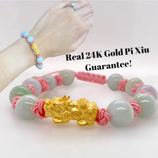 24k Real Gold Pixius Bracelet - Etsy