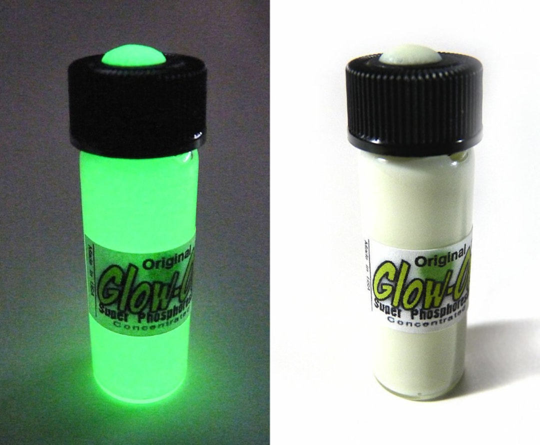 Glow-on® Super Phosphorescent Glow Paint Medium 4.6 Ml Vial ORIGINAL - Etsy