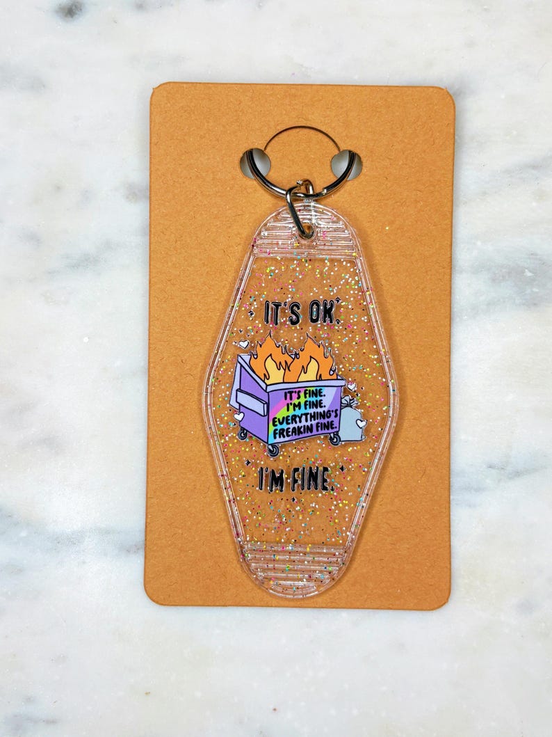 Retro Motel Keychain| Funny Motel Keychain - Etsy