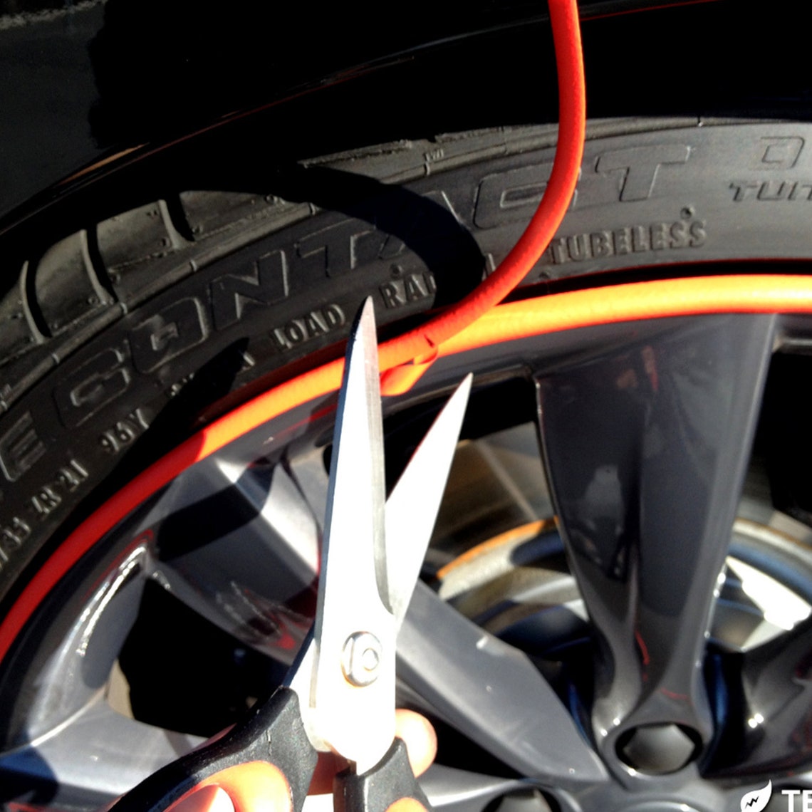 Blue Car Vehicle Wheel Rims Trim Colorful Strip Tape Car Rims | Etsy