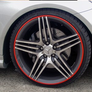 Blue Car Vehicle Wheel Rims Trim Colorful Strip Tape Car Rims - Etsy