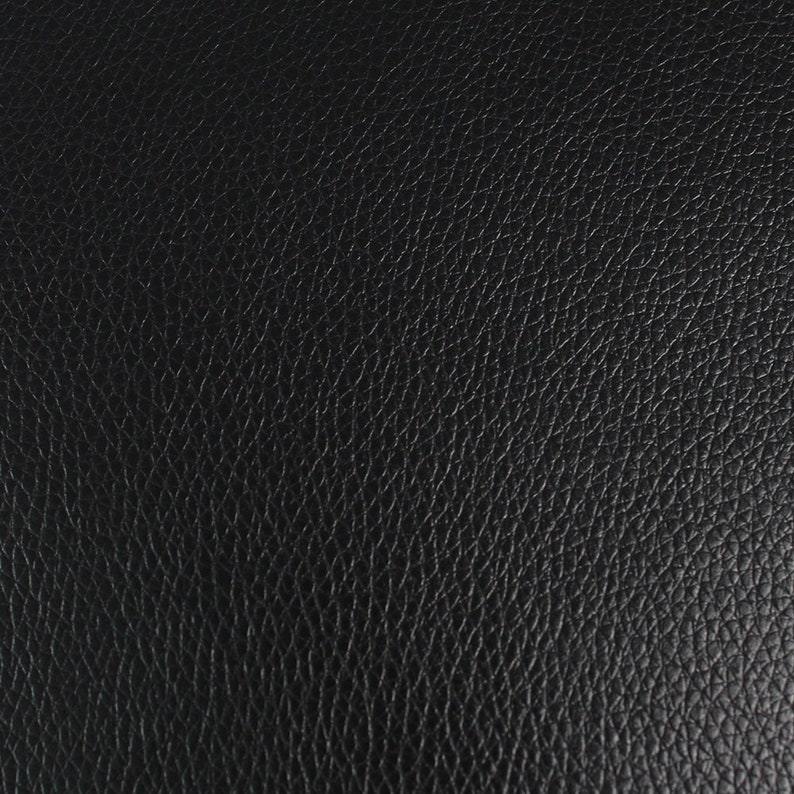 5 Yard Faux Leather Fabric Sheets Black Marine Vinyl Fabric | Etsy
