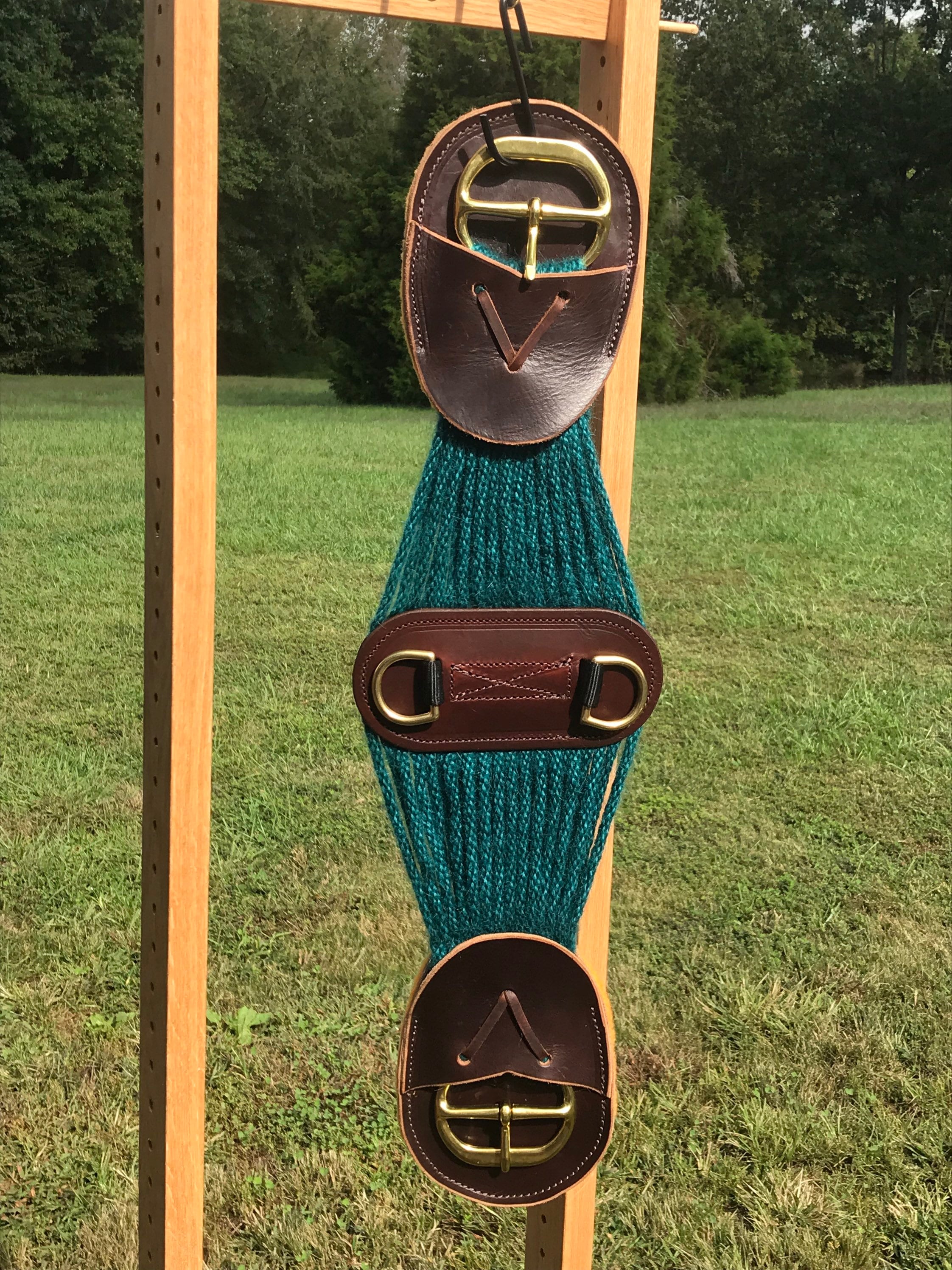 Leather Cinch Guard Buckle Protector: Horse Girth Pocket Style - Etsy