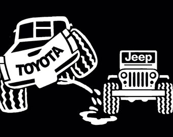 Funny truck decal | Etsy