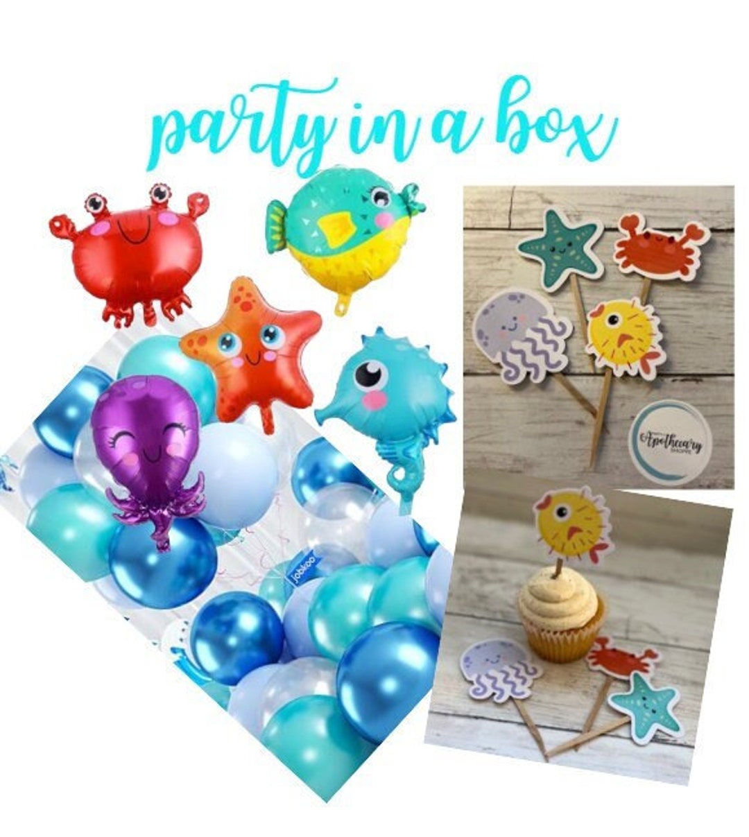 Under the Sea Friends Party in a Box Kids Birthday Ocean Creatures ...