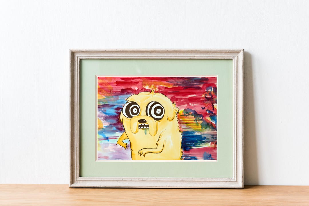 Jake the Dog Adventure Time Poster Print | Cartoon Fan Art Printable ...