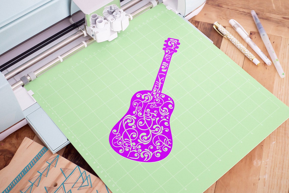 Guitar SVG Guitar Cut File Guitar Cricut Guitar Silhouette - Etsy