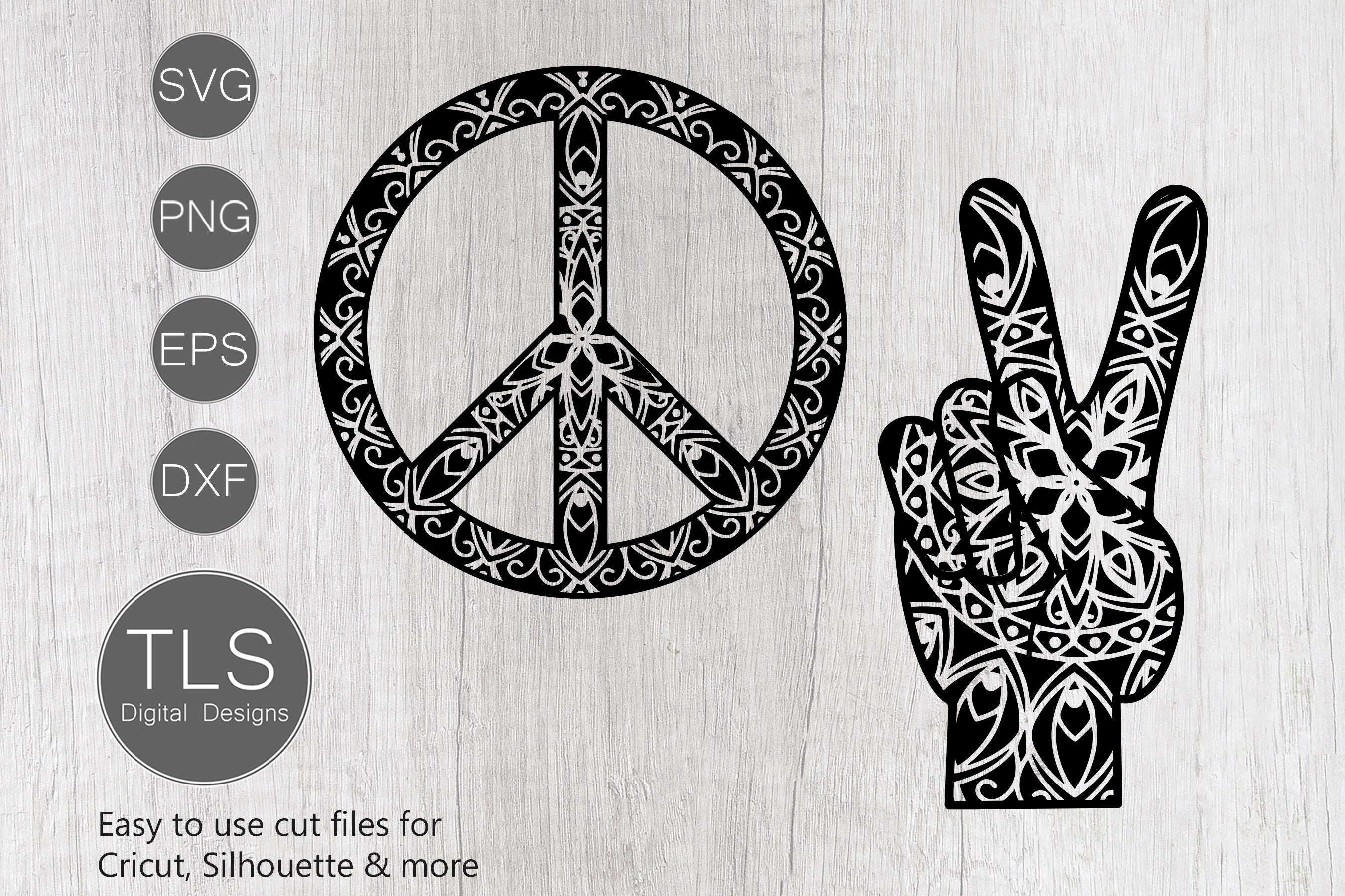 Peace Sign SVG Peace SVG Peace Sign Cricut Peace Sign Cut - Etsy