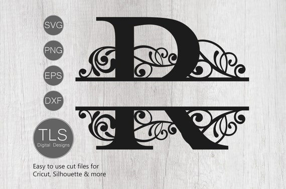 Letter R Split Monogram SVG Split Monogram SVG Letter R | Etsy
